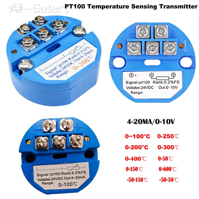 4-20MA 0-10V TEMPERATURE Sensor Transmitter Module PT100 Transmitter Module £3.59 - PicClick UK