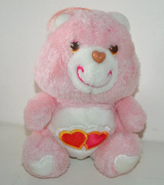 PELUCHE BISOUNOURS CARE Bears GROSCHERI Love-a-lot bear Vintage 18 cm 80's EUR 11,99 - PicClick FR