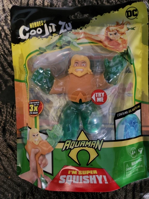 HEROES OF GOO-JIT-ZU Aquaman DC Action Figure Brand New SEALED Super Squishy EUR 5,20 - PicClick FR