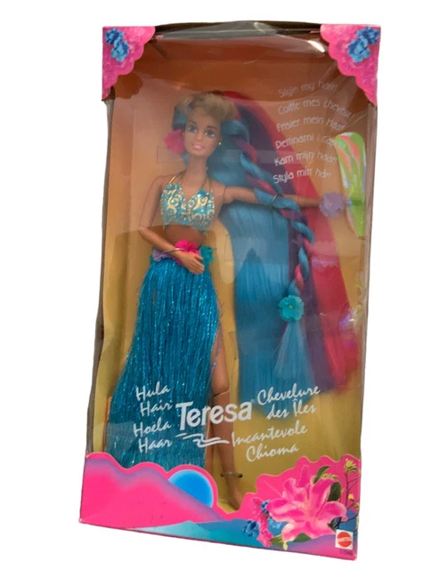 BARBIE HULA HAIR Teresa Doll #17049 1996 Mattel Vtg Retro Collectible ...