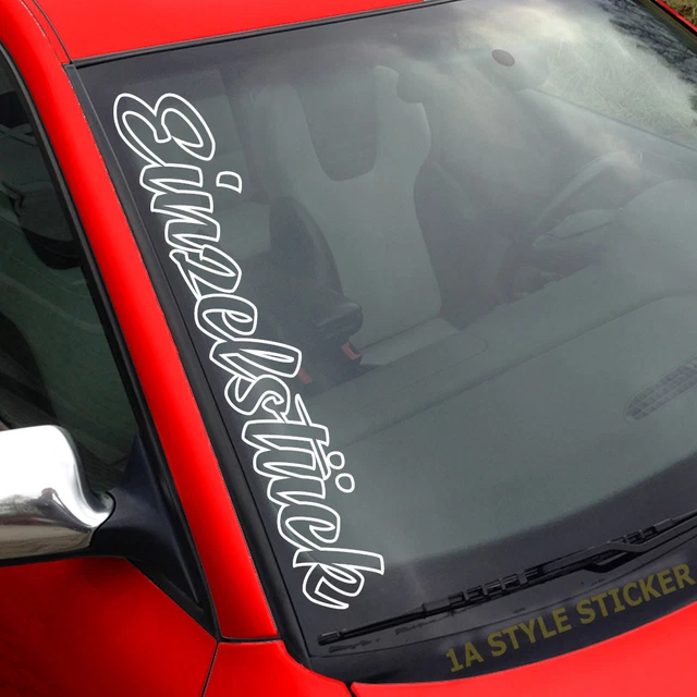 EINZELSTÜCK AUFKLEBER SCHEIBE Auto Selfmade Sticker Tuning i love my ...