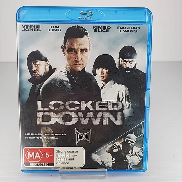 LOCKED DOWN (BLU-RAY, 2011) Vinnie Jones Arnold Chon Allan Wallace ...