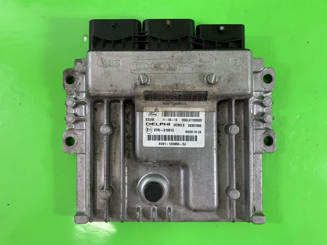 FORD KUGA MK1 Engine Control Unit Ecu 2.0 Tdci Diesel Av4112A650Dj 2008 ...