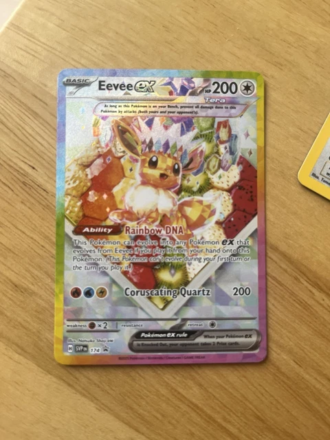 POKÉMON TCG EEVEE SVP 174 Prismatic Evolutions SPC PROMO Near Mint/LP £ ...
