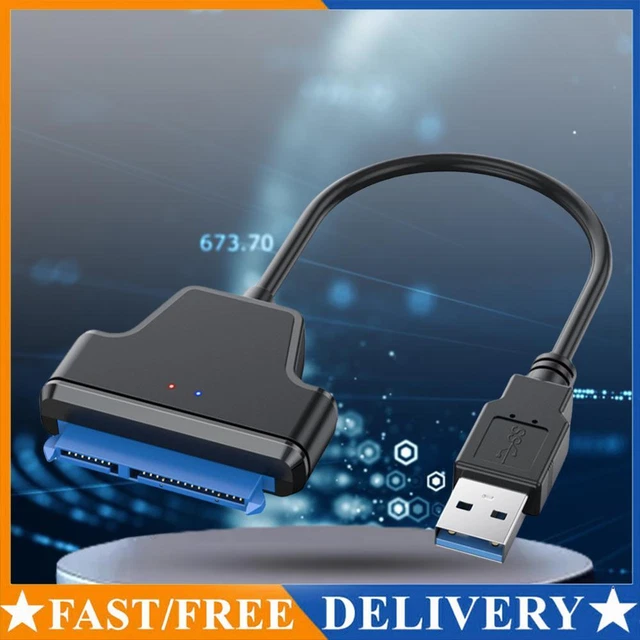 USB TO SATA Adapter Portable External Hard Drive Serial for 2.5 Inch ...