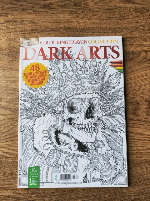 COLOURING HEAVEN DARK Arts Collection Sold Out Colouring Book £14.99 ...