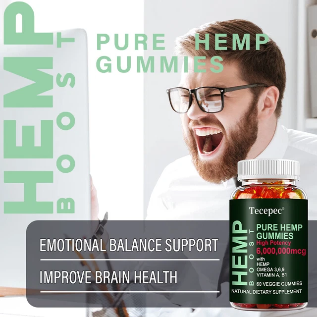 NATURAL GUMMY BEARS Supports Brain Health Immune System Health 60 ...