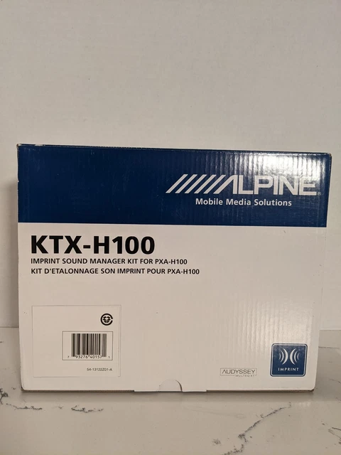 ALPINE KTX-H100 IMPRINT Sound Manager Kit for PXA-H100 $199.99 - PicClick
