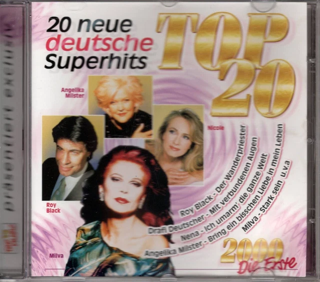 20 NEUE DEUTSCHE SUPERHITS TOP 20 20 Lieder TOP MUSIK 2000 EUR 3,00 ...
