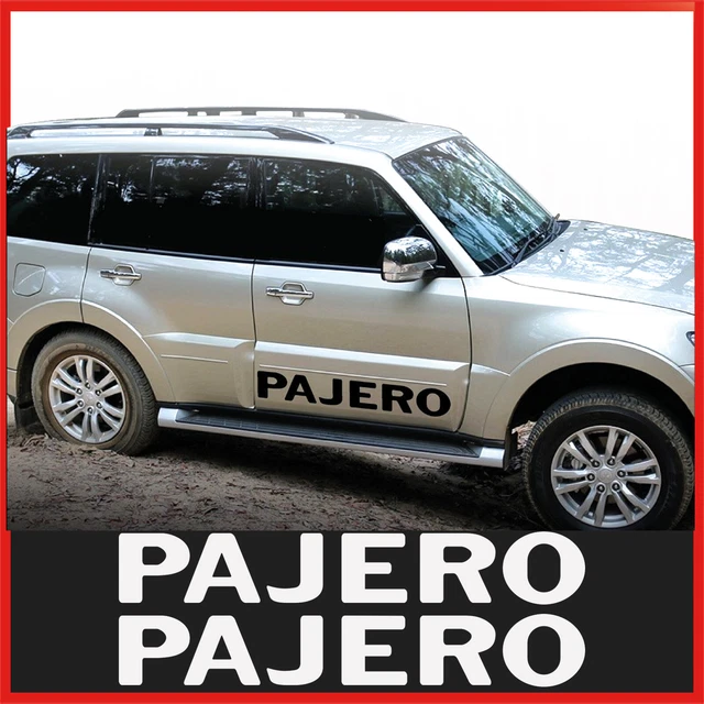 2 STICKERS FOR Mitsubishi Pajero Stickers x Off Road 4x4 Jeep Car £19. ...