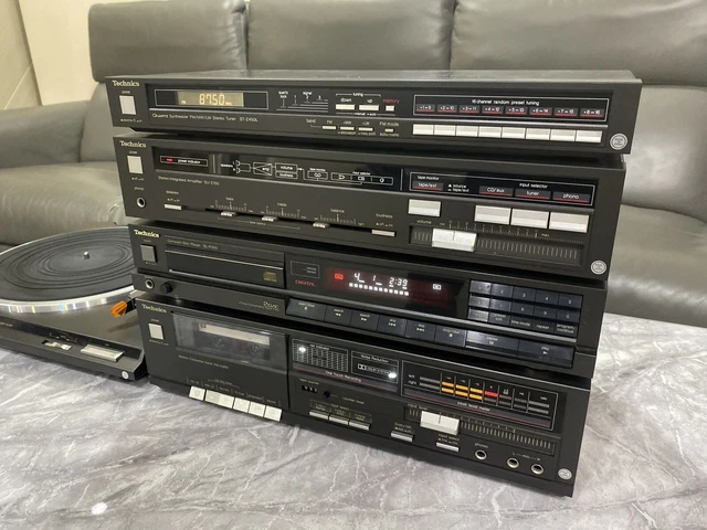 TECHNICS STEREO STACK System HiFi Separates Amplifer CD Tape Tuner ...