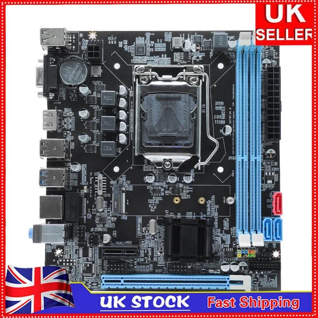 B75 COMPUTER MOTHERBOARD LGA1155 Socket 16GB Micro-ATX Desktops ...