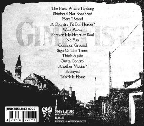 GIMP FIST THE Place Where I Belong (CD) EUR 16,65 - PicClick FR