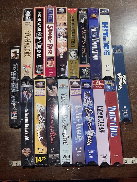 VHS TAPES LOT 18 Sealed Mystery Western Drama Comedy Vintage Movies ...
