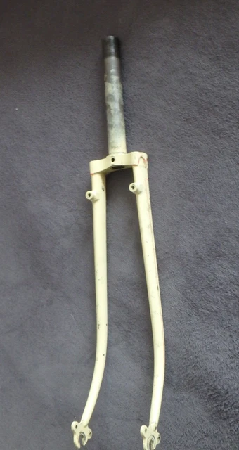 FOURCHE ACIER ANCIENNE 650B randonneur old fork freinage type M Jeay ...