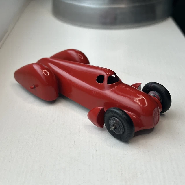 DINKY TOYS 23D Auto Union Racing Car Repainted Red Vintage 1946-50 ...