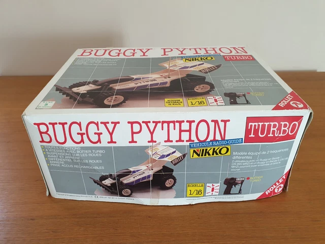 NIKKO BUGGY PYTHON RC vintage radio guidé 80's rare réf 163 - 1/16 ...