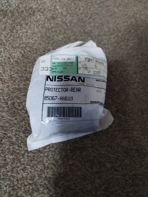 GENUINE NISSAN MICRA K12 Note E11 Rear Bumper Protector Left Side ...