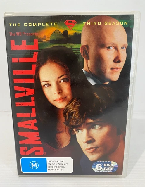 SMALLVILLE DVD SEASON 3 Tom Welling Kristin Kreuk Superhero Series ...