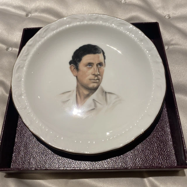 ROYAL ALBERT BONE China Commemorative Plate for Charles & Diana Wedding ...