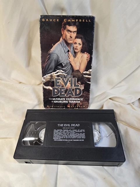 THE EVIL DEAD (VHS, 1981/1998) Horror/Thriller w/Bruce Campbell Sam ...