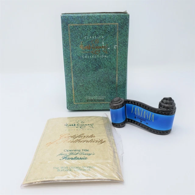 WDCC DISNEY'S FANTASIA Opening Title Movie Scroll With Original Box And ...
