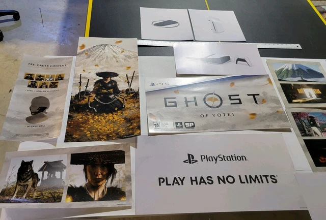 PLAYSTATION PROMOTIONAL POSTERS - Ghost Of Yotei | PS5 Console | Game ...