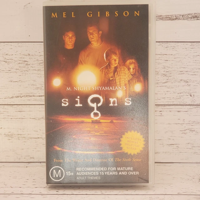 SIGNS VHS VIDEO Cassette Tape Sci-Fi Movie M PAL £5.23 - PicClick UK