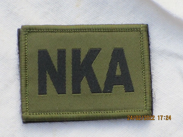 NKA BLOOD GROUP Patch,No Known Allergies,Unit ID Patch,Klettverschluß ...
