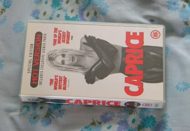 CAPRICE BOURRET VHS Video Special Edition Hot Version £5.00 - PicClick UK