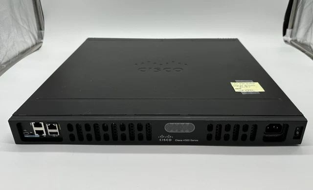 CISCO ISR4331/K9 4300 Series 3-Port Gigabit Integrated Services Router ...