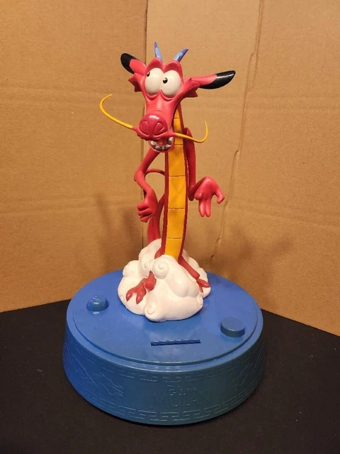 RARE MUSHU DANCING/SINGING dragon- disney mulan-money box £25.00 ...