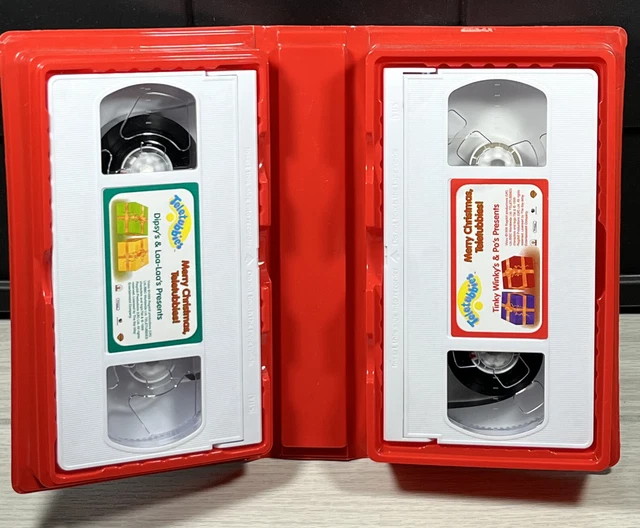 TELETUBBIES MERRY CHRISTMAS Teletubbies VHS Clamshell 2 Tapes 1999 ...