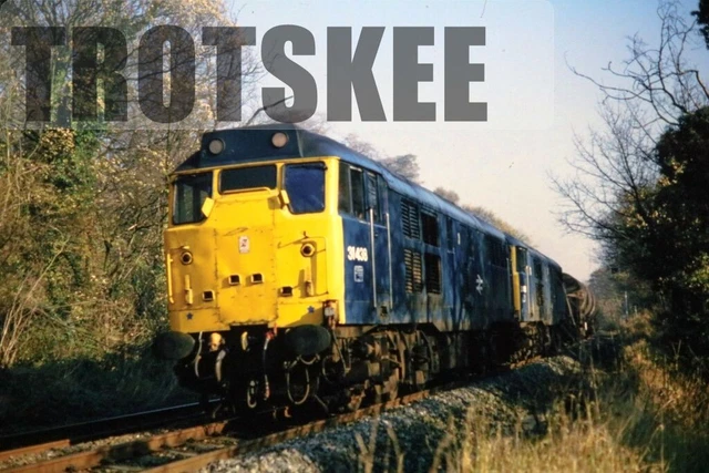 35MM SLIDE BR British Railways Diesel Loco Class 31 31438 Colwick 1985 ...