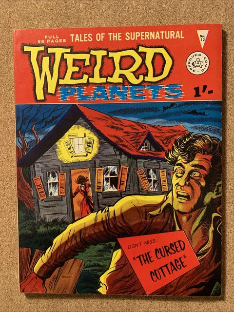 WEIRD PLANETS # 12 VFN- Charlton Sc-Fi & Horror Reprints Alan Class ...