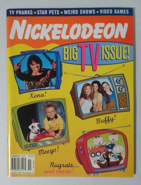 NICKELODEON MAGAZINE (NOV 1997) Xena Warrior Princess, Buffy the ...