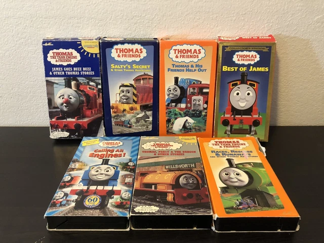 THOMAS THE TANK Engine & Friends VHS Vintage Lot of 7 Video Tapes $30. ...