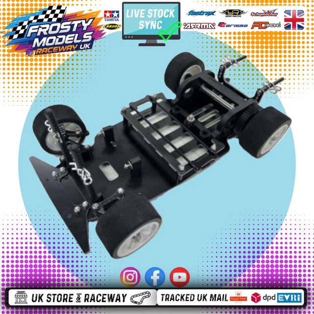 KAMTEC - GT12 1/12 Mini Racer RC Circuit Rolling Chassis Kit (Assembled ...