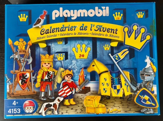 PLAYMOBIL CALENDRIER DE l' Avent 4153 Chevalier MISB OVP 2006 Neuf Rare ...