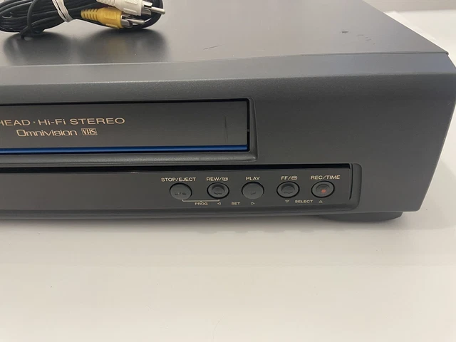 PANASONIC VCR/VHS RECORDER PV-7450 Blue Line Video Tape Omnivision No ...