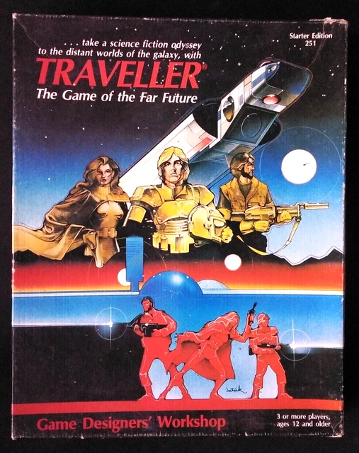 GW TRAVELLER RPG. Starter Edition. Complete original boxed 1983. Lot 44 ...