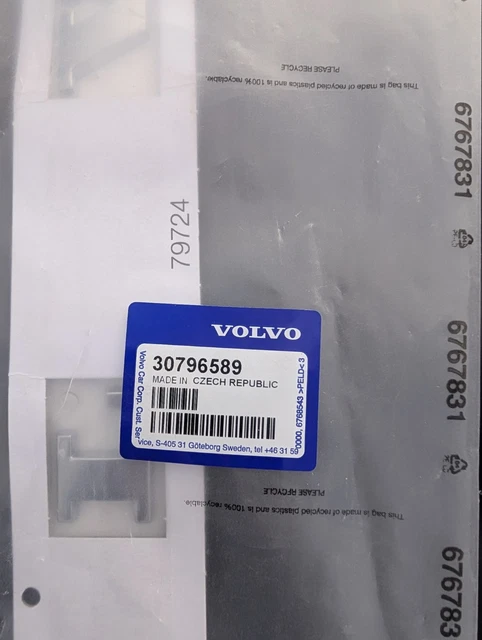 GENUINE VOLVO REAR Emblem Name Plate Badge 30796589 £16.32 - PicClick UK