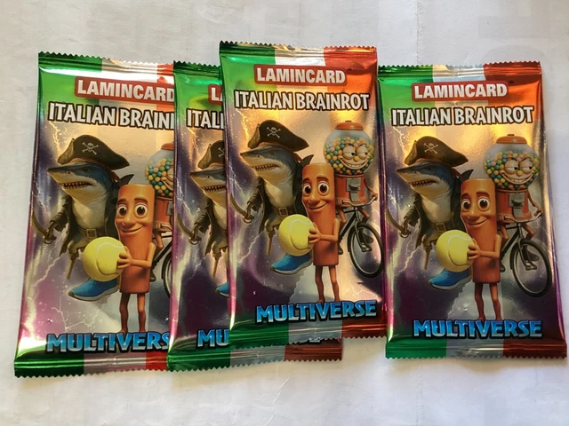 BUSTINE LAMINCARDS ITALIAN Brainrot Skifidol MULTIVERSE Nuove Sigillate ...