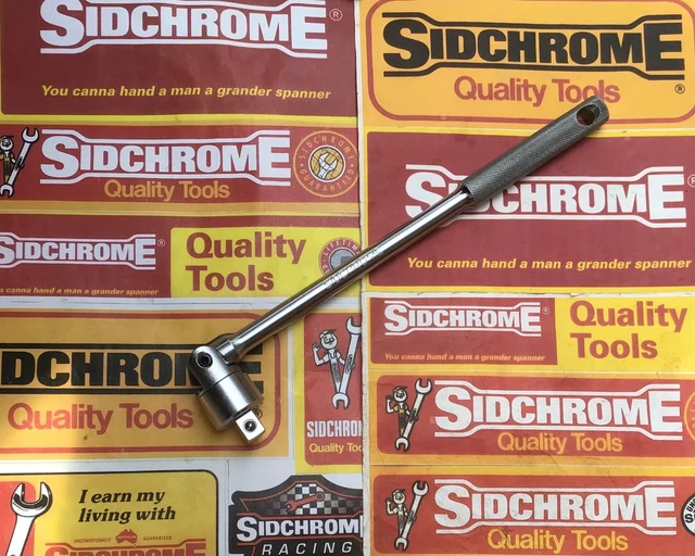 SIDCHROME AUST VINTAGE 1/2” dr flex head Ratchet, tools Holden Ford ...