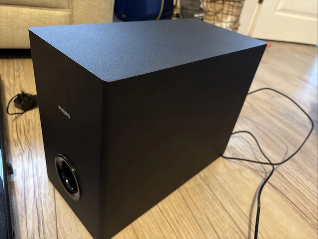 PHILIPS HTL5140B SOUND Bar with Wireless Subwoofer Speaker and Remote ...
