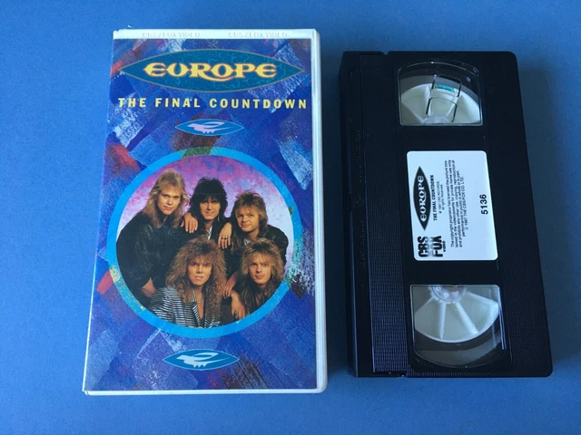EUROPE - THE Final Countdown - Vhs Video Vintage £12.00 - PicClick UK