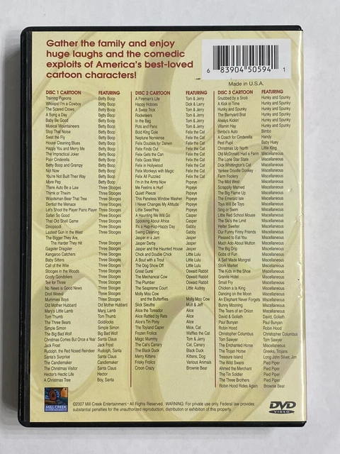 ULTIMATE 150 CARTOON Festival (DVD, 2007, 3-Disc Set) $8.41 - PicClick CA