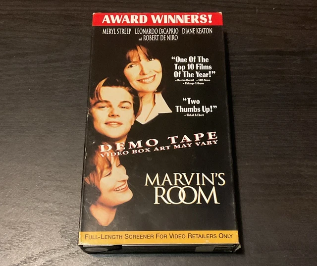 MARVIN'S ROOM VHS film Leonardo DiCaprio MERYL STREEP De Niro Screener ...
