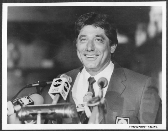JOE NAMATH NFL Football Original 1985 NBC-TV Promo Photo Hall of Famer ...