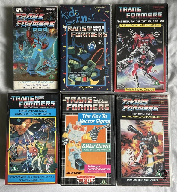TRANSFORMERS VHS BUNDLE 1980’s £39.99 - PicClick UK